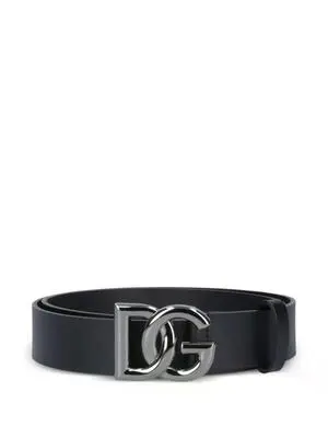 Dolce & Gabbana Dg-logo Leather Belt