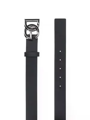 Dolce & Gabbana Dg-logo Leather Belt