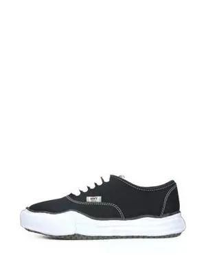 Mihara Yasuhiro Baker Og Sole Canvas Low-top Sneakers - Black