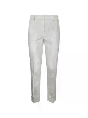 Incotex Corduroy Turn-up Trousers - Neutrals