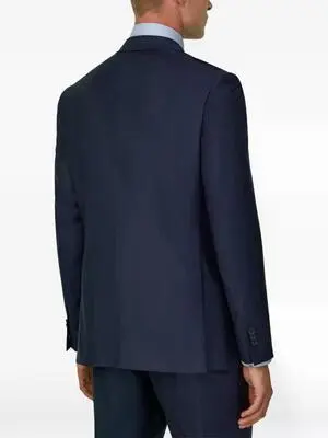 Boggi Milano Suit In Stretch Wool Pinstripe