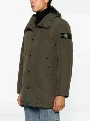 Stone Island Logo-patch Hooded Jacket