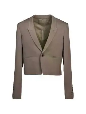 Rick Owens Alice Buckle-detail Jacket - Grey