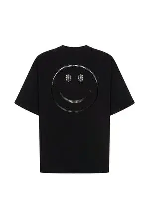 Moschino X Smiley Laser-cut T-shirt