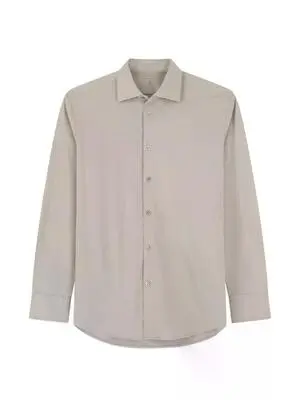 Boggi Milano Polo Shirt In Cotton And Silk Regular-fit - Neutrals