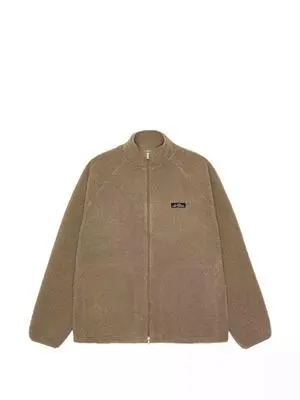 LES DEUX Fleece Raglan-sleeve Jacket - Brown