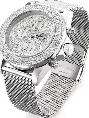 INVICTA Pro Diver Crystal-embellished 43mm Watch