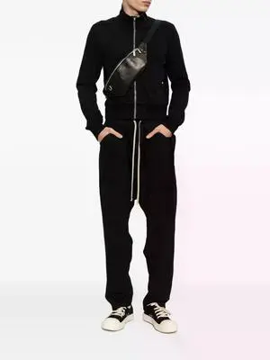 Rick Owens Zip-up Sweatshirt - Black