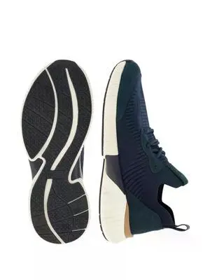 Boggi Milano Willow Trainers In Wool Blend - Blue