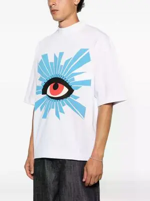 HOUSE OF ERRORS Graphic-print High-neck T-shirt