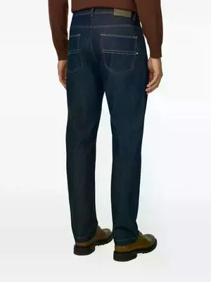 Boggi Milano Jeans In Dark Denim