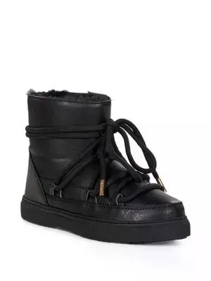 Inuikii Grape Lace-up Shearling-lined Boots