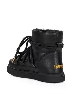 Inuikii Grape Lace-up Shearling-lined Boots
