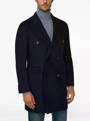 Boggi Milano Coat In Pure Cashmere Double-breasted