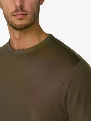 Boggi Milano T-shirt In Wool-jersey Wooltech