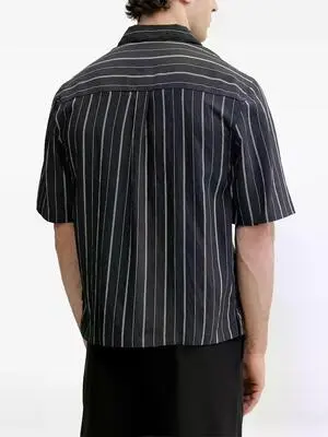 LINDBERGH Vertical-stripe Short-sleeve Shirt