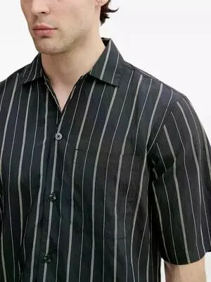 LINDBERGH Vertical-stripe Short-sleeve Shirt