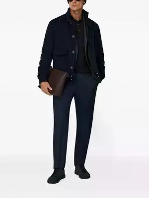 Boggi Milano Jacket Padded In Wool Cashmere