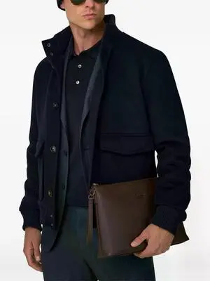 Boggi Milano Jacket Padded In Wool Cashmere