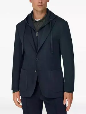 Boggi Milano Sweatshirt Blazer Madison In Cotton Blend B Jersey