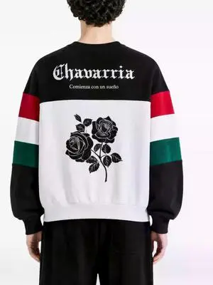 Adidas X Willy Chavarria Logo-print Panelled Sweatshirt