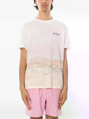 MC2 SAINT BARTH Ecstasea Sunset T-shirt - White