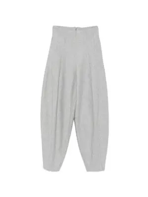 Liviana Conti Houndstooth-pattern Trousers - Grey