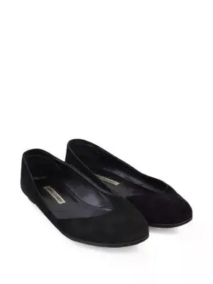 MANOLO BLAHNIK Round-toe Ballet Flats