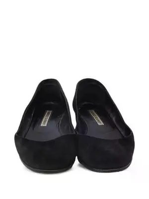 Manolo Blahnik Round-toe Ballet Flats