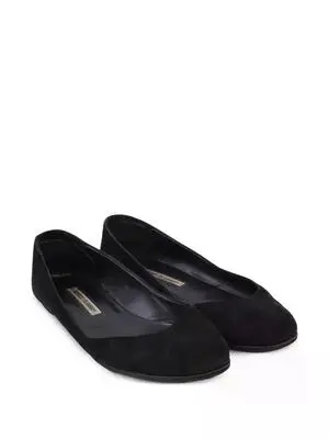 Manolo Blahnik Round-toe Ballet Flats