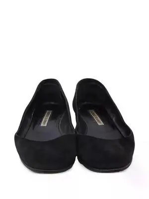 Manolo Blahnik Round-toe Ballet Flats