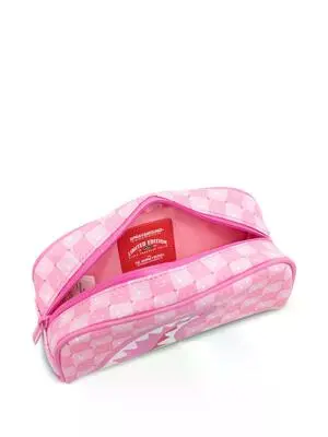 SPRAYGROUND Shark Mouth Checkered Clutch Bag