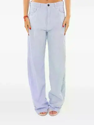 WHITE SAND Jacquard-star Jeans