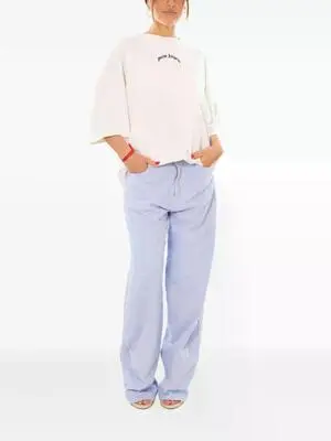 WHITE SAND Jacquard-star Jeans