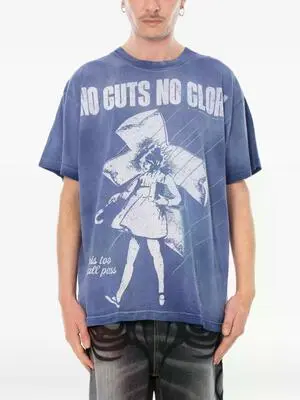 HELLSTAR Graphic-print T-shirt - Blue