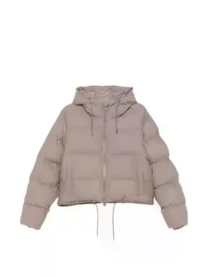 Rains Alta Hooded Quilted Jacket - Neutrals