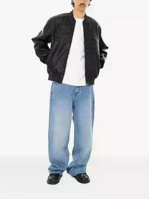 ARTE ANTWERP Logo-embroidered Straight-leg Jeans