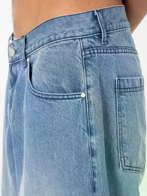 ARTE ANTWERP Logo-embroidered Straight-leg Jeans