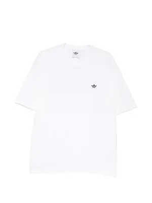 Adidas Embroidered-logo T-shirt - White