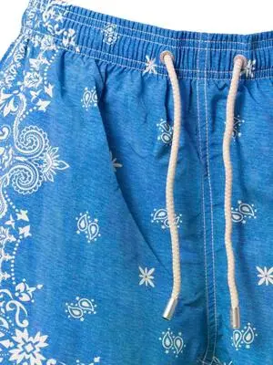 MC2 SAINT BARTH Gustavia Paisley-print Swim Shorts
