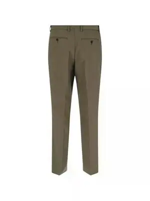 BE ABLE Pleated-front Tailored Trousers - Brown