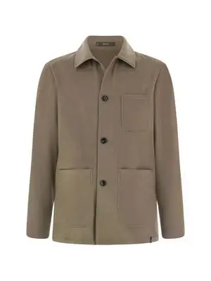 Boggi Milano Trade | Shacket In Cashmere - Neutrals