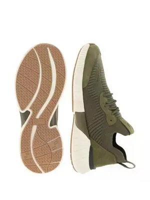 Boggi Milano Willow Trainers In Wool Blend - Green