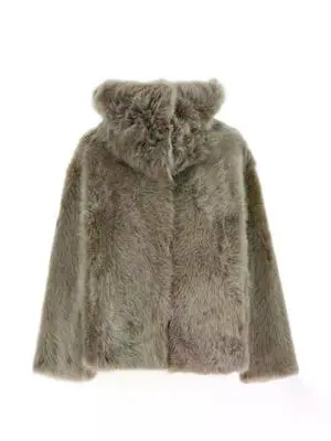 SALVATORE SANTORO High-neck Fur Jacket