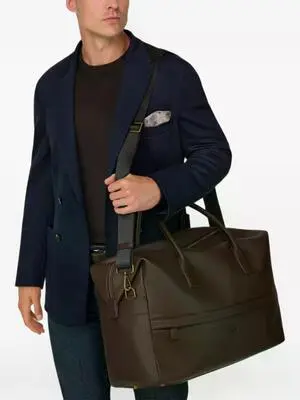 Boggi Milano Duffle Bag In Leather-effect Fabric