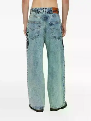 Vetements Graphic-print Jeans