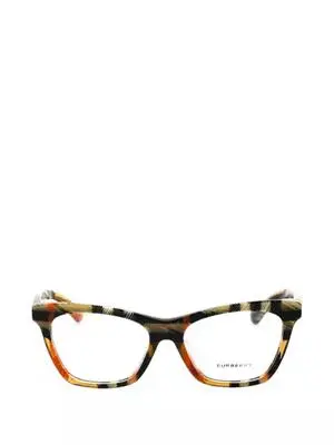 Burberry Check-pattern Cat-eye Glasses