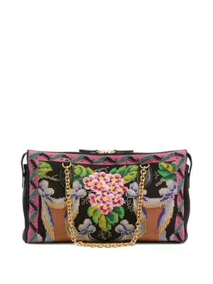 Valentino Garavani Panthea Medium Embroidered Shoulder Bag