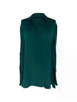 Max Mara V-neck Cotton Blouse
