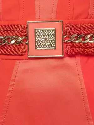 Elisabetta Franchi Chain-detail Mini Dress